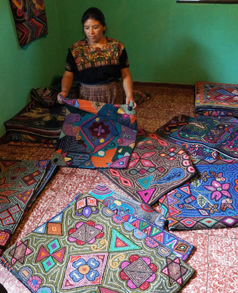 Maya Color Explodes in Hooked Rugs - ClothRoads